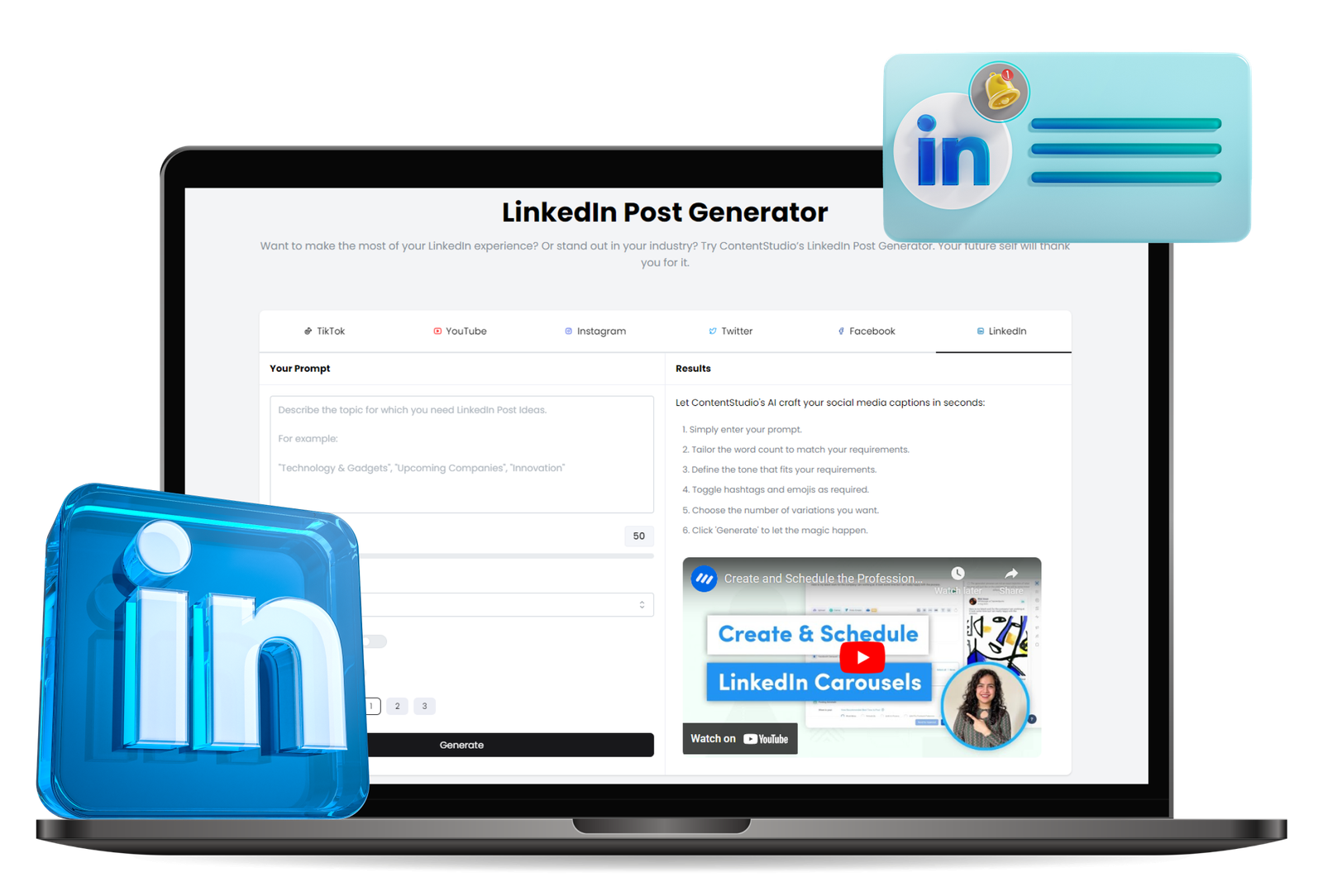Best Caption Generator Tools for Instagram & LinkedIn 2025